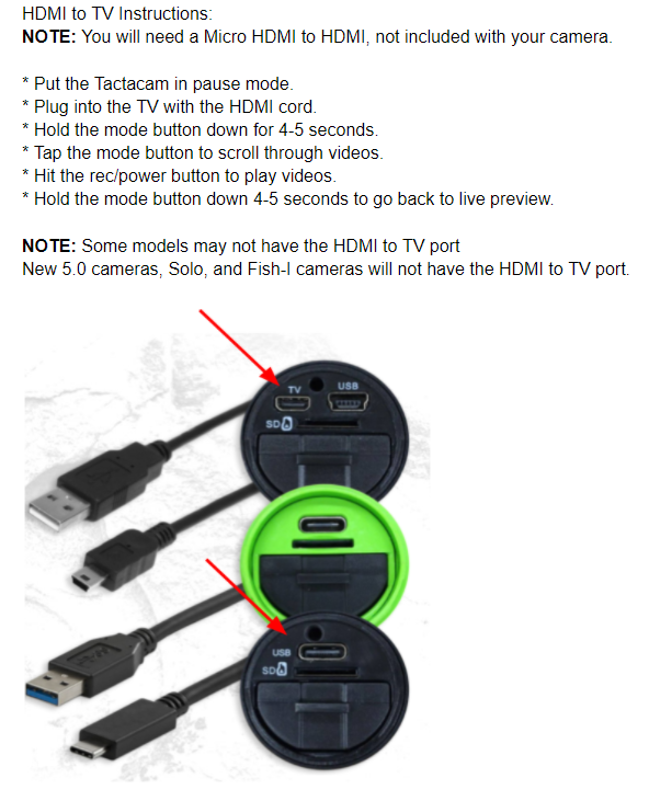 Connecting Your Tactacam Camera to a TV via HDMI – Tactacam