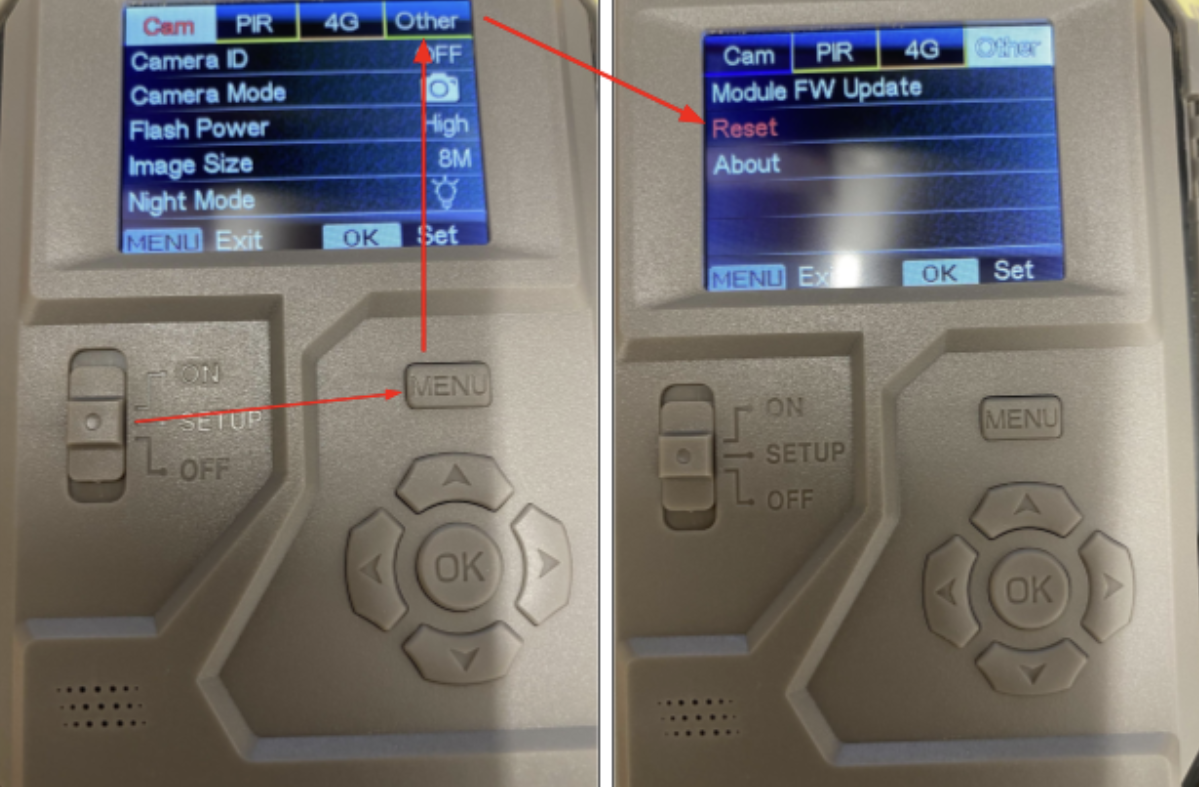 REVEAL Gen 1: How to Perform a Hard Reset – Tactacam